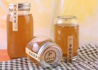China 300ml 500ml 750ml Glass Honey Jars / Honey Packaging Containers for sale