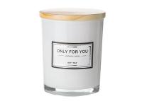 China 7 Oz Clear Glass Cylinder Candle Holder Environmental Protection for sale