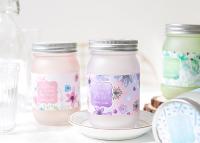 China Large Frosted Glass Candle Holder Lead - Free Glass Unique Design for sale