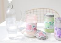 China Large Frosted Glass Candle Holder Lead - Free Glass Unique Design for sale