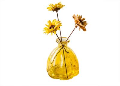 China Colored Decorative Glass Vases , Large Clear Glass Vase OEM Service for sale