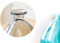 China Colored Decorative Glass Vases , Large Clear Glass Vase OEM Service for sale