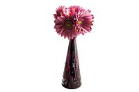 China Unique Decorative Glass Vases , Tall Glass Floor Vases High White Glass for sale