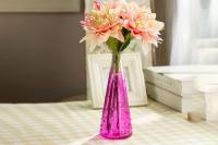 China Unique Decorative Glass Vases , Tall Glass Floor Vases High White Glass for sale