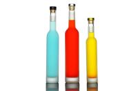 China Colored Glass Wine Bottles High White Glass Fashionable Appearance for sale