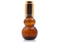 China Brown Cosmetic Glass Bottles , Amber Glass Cosmetic Jars OEM Service for sale