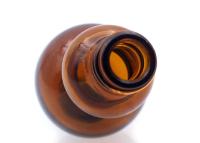 China Brown Cosmetic Glass Bottles , Amber Glass Cosmetic Jars OEM Service for sale