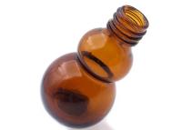 China Brown Cosmetic Glass Bottles , Amber Glass Cosmetic Jars OEM Service for sale