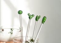 China Straight Glass Drinking Straws Borosilicate Glass Customized Service for sale