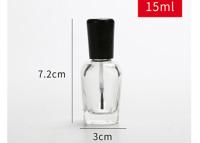 China Small Cute Clear Cosmetic Bottles Clear Color Plastic Screw Cap for sale