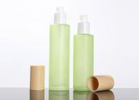 China Frosted Glass Cosmetic Bottles For Essential Oil Lotion Skin Care Cream for sale