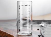 China Clear Personalized Glass Cup , Custom Glass Mugs For Juice Milk Coffee for sale