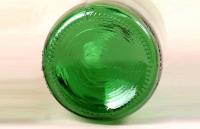 China Green Empty Glass Wine Bottles Hot Stamping Surface Customized Size for sale