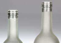 China 750ml Empty Glass Bottles Frosted Transparent Color Elegant Feature for sale
