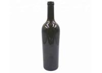 China Antique 750ml Screw Top Glass Wine Bottles Round Shape CE Certification for sale