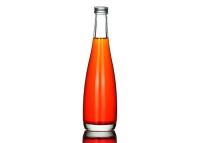 China 330ml 500ml Glass Whiskey Bottle / Elegant Clear Glass Wine Bottles for sale