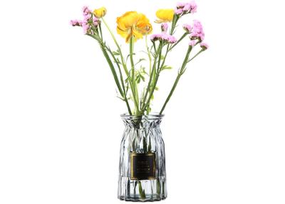 China Europe Style Decorative Glass Vases , Colored Wedding Glass Vases for sale