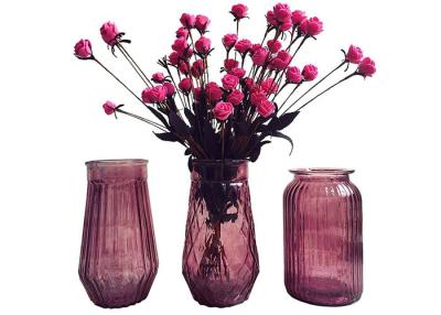 China Modern Decorative Glass Vases / Large Decorative Clear Glass Vases for sale