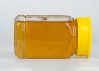 China Personalized Honey Jars With Screw Lid Square Shape High White Glass for sale