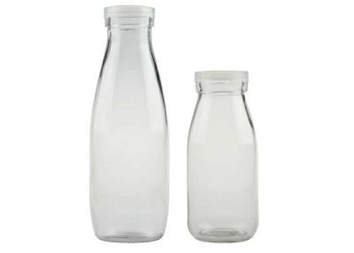 China Clear Glass Beverage Bottles 200ml 250ml 500ml 1000ml OEM Service for sale