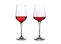 China Personalized Clear Long Stem Wine Glasses / Crystal Red Wine Glasses for sale