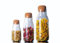 China Clear Heat Resistant Empty Glass Jars 150-600ml Capacity Customized Logo for sale