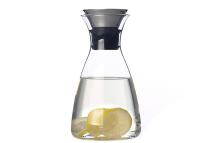 China Heat Resistant Pyrex Clear Glass Water Pitcher , Glass Fruit Infusion Pitcher for sale