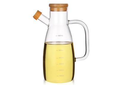 China High Borosilicate Glass Olive Oil Bottle , Olive Oil Bottle Holder for sale