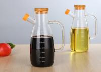 China High Borosilicate Glass Olive Oil Bottle , Olive Oil Bottle Holder for sale