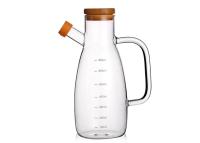 China High Borosilicate Glass Olive Oil Bottle , Olive Oil Bottle Holder for sale