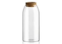 China 16 Oz Wide Mouth Food Jar Heat Resistant Borosilicate Customized Logo for sale