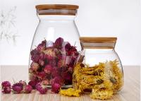 China Tea Candy Wide Mouth Glass Jars , Airtight Glass Jars Wide Mouth for sale