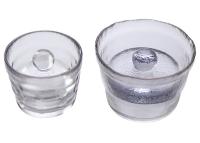 China Round Big Eglass Bottle Jar With Lid Food Storage Customized Size for sale
