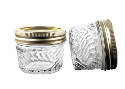 China 10 Oz Kitchen Wide Mouth Glass Jars / Wide Mouth Mason Jars Simple Sytle for sale