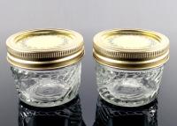 China 10 Oz Kitchen Wide Mouth Glass Jars / Wide Mouth Mason Jars Simple Sytle for sale