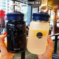 China 15oz Adults Matte Unbreakable Glass Water Bottle 460ml Customized Logo for sale