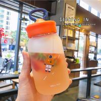 China 15oz Adults Matte Unbreakable Glass Water Bottle 460ml Customized Logo for sale