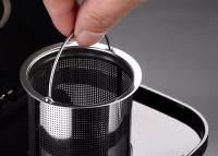 China Creative Borosilicate Glass Teapot Square Glass Bubble 600ml 1100ml 1300ml for sale