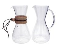 China Personalized Heat Resistant Glass Coffee Pot High Borosilicate Material for sale