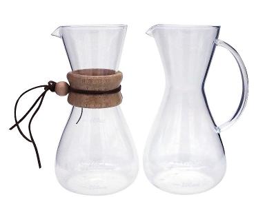 China Personalized Heat Resistant Glass Coffee Pot High Borosilicate Material for sale