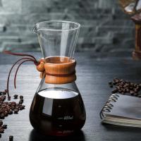 China Personalized Heat Resistant Glass Coffee Pot High Borosilicate Material for sale