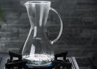 China Personalized Heat Resistant Glass Coffee Pot High Borosilicate Material for sale