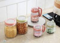 China Food Grade Clear Empty Glass Jars With Lid For Food Storage 720ml for sale