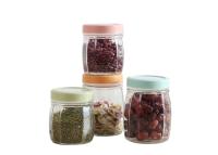 China Food Grade Clear Empty Glass Jars With Lid For Food Storage 720ml for sale