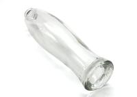 China Bathroom Clear Empty Cosmetic Glass Bottles With Pump Dispenser Refillable for sale