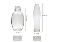 China Bathroom Clear Empty Cosmetic Glass Bottles With Pump Dispenser Refillable for sale