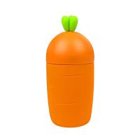 China 300ml Cartoon Shaped Kids Glass Water Bottle , Glass And Silicone Water Bottle for sale