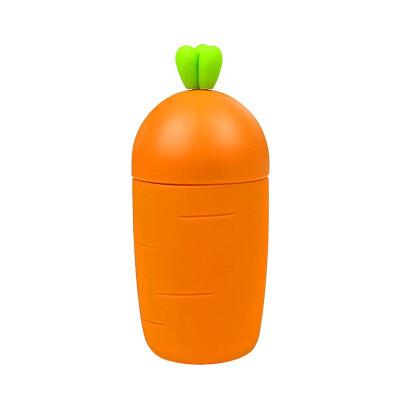 China 300ml Cartoon Shaped Kids Glass Water Bottle , Glass And Silicone Water Bottle for sale