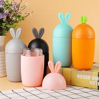 China 300ml Cartoon Shaped Kids Glass Water Bottle , Glass And Silicone Water Bottle for sale