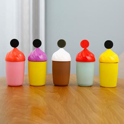 China 300ml Cute Glass Water Bottle With Silicone Protective Sleeve For Children Drinking for sale